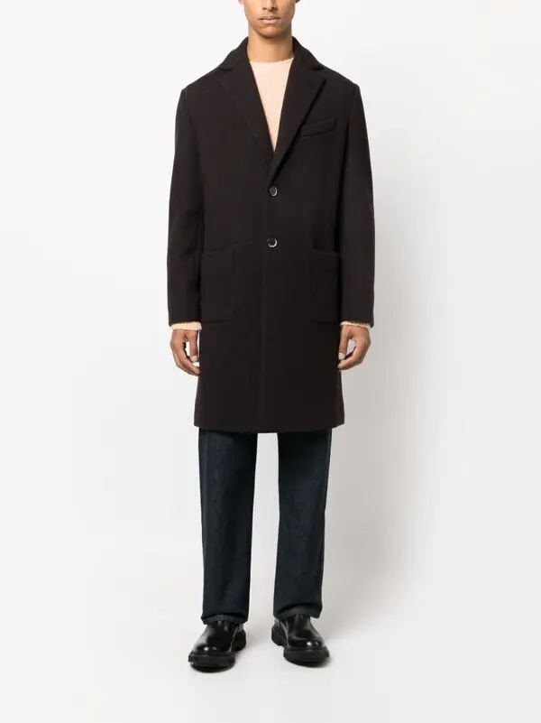 Barena Venezia Notched-collar Single-breasted Coat - Brown