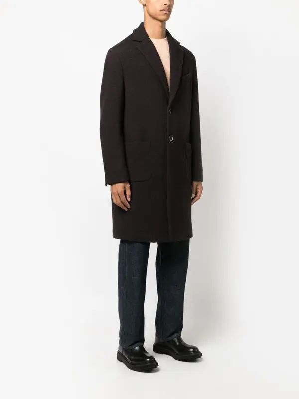 Barena Venezia Notched-collar Single-breasted Coat - Brown