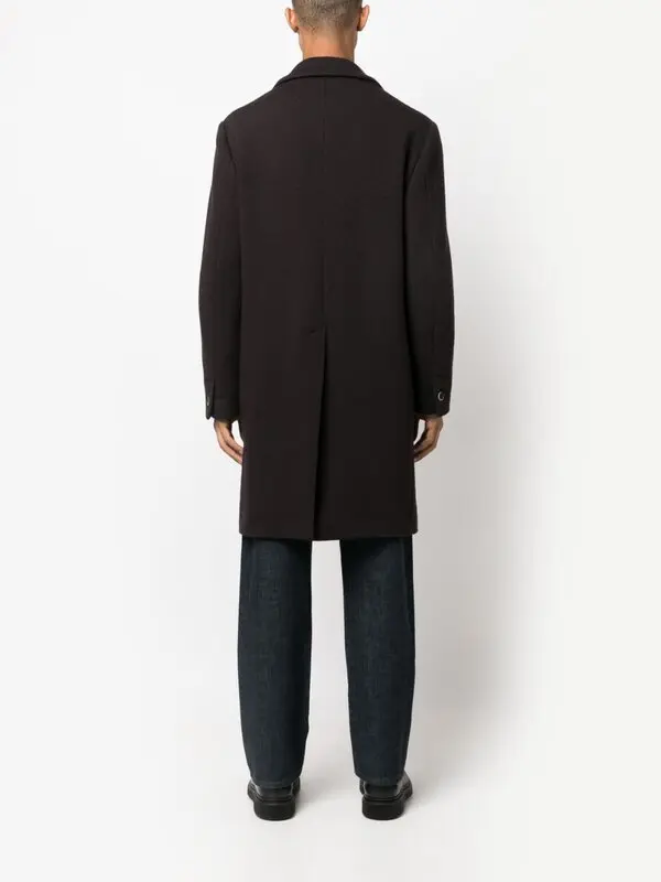 Barena Venezia Notched-collar Single-breasted Coat - Brown