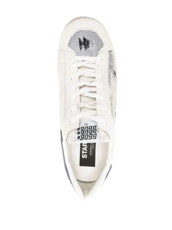 GOLDEN GOOSE Stardan Leather Low-top Sneakers - White