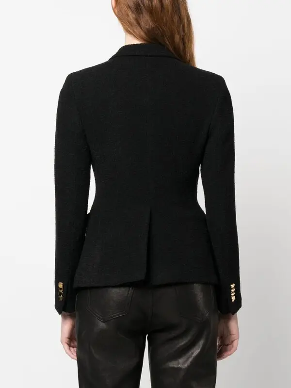 Tagliatore Double-breasted Fleece Blazer