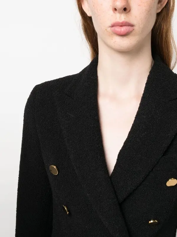 Tagliatore Double-breasted Fleece Blazer