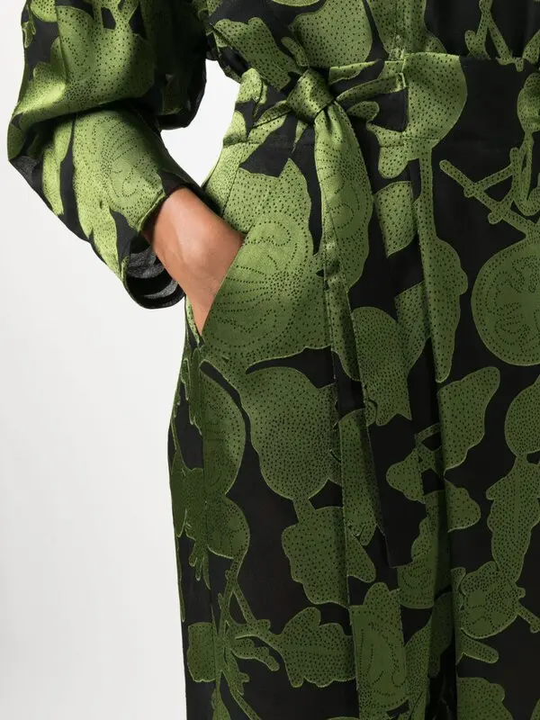 Henrik Vibskov Graphic-print Wrap Trousers