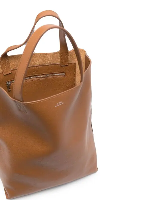 A.P.C. Medium Cabas Maiko Tote Bag - Brown | Editorialist
