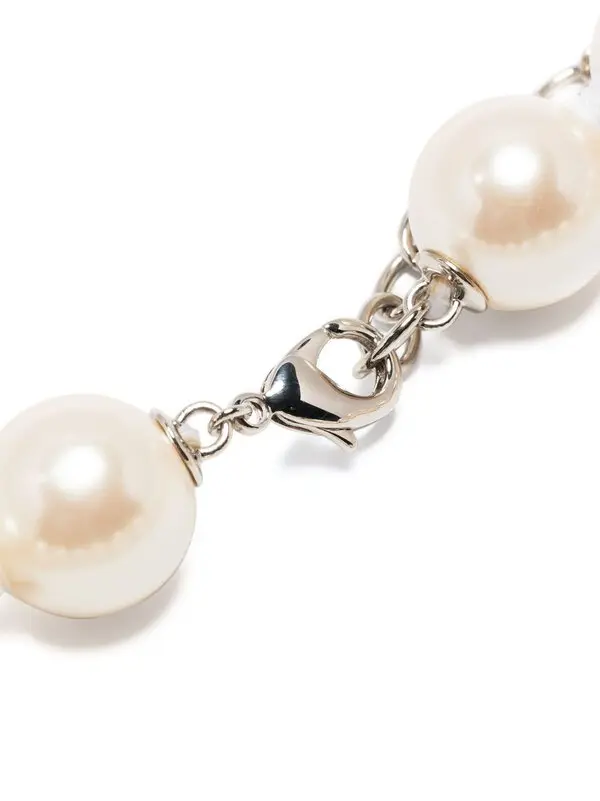 Vivienne Westwood Giant Pearl Drop Necklace - Neutrals