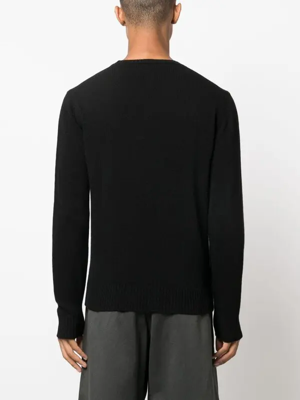 ROBERTO COLLINA Crew-neck Jumper - Black