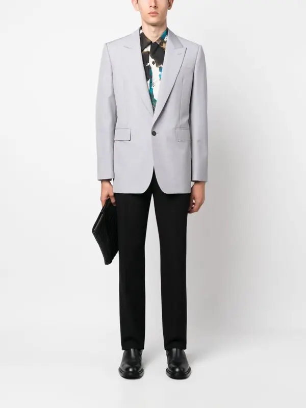 Alexander McQueen Peak-lapels Single-breasted Blazer