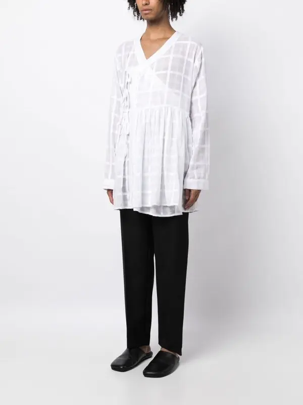BODE Off-centre Cotton Shirt