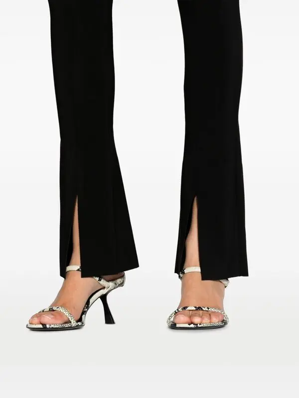 Norma Kamali Spat High-waisted Flared Leggings - Black