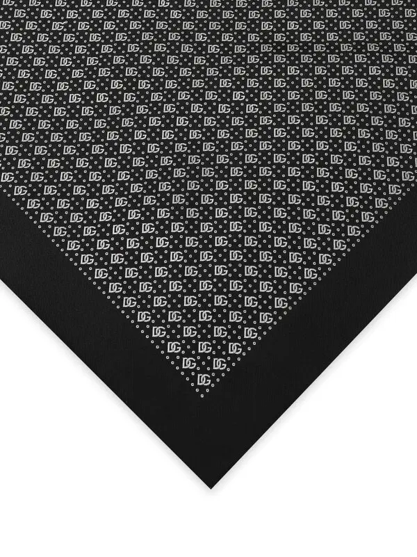 Dolce & Gabbana Logo-jacquard Silk Scarf
