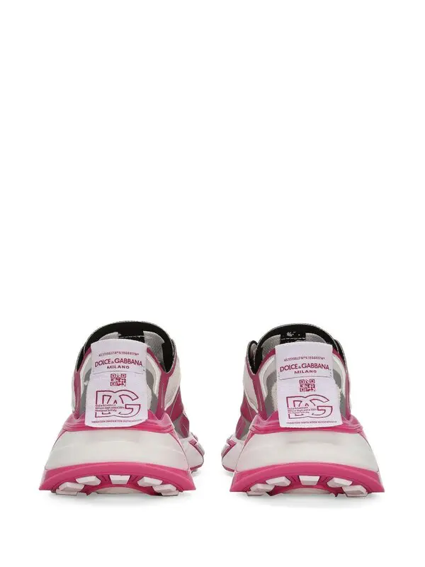 Dolce & Gabbana Fast Panelled Low-top Sneakers - Pink