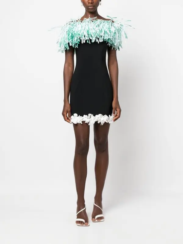 Emilio Pucci Fringe-trim Mini Dress