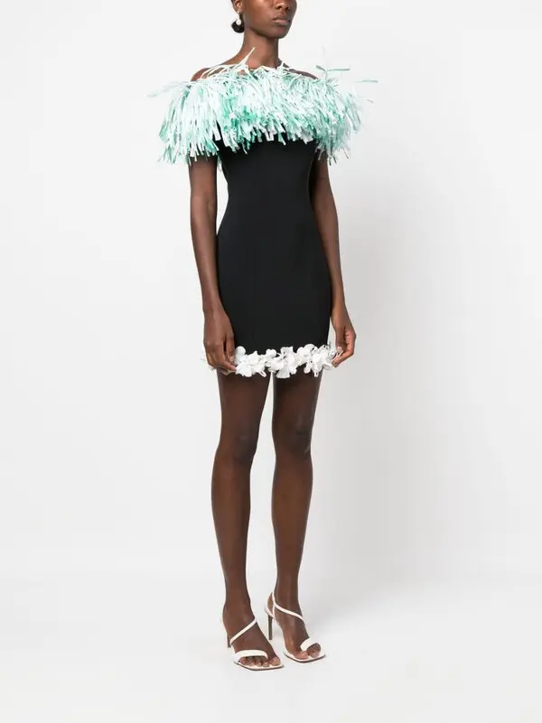 Emilio Pucci Fringe-trim Mini Dress