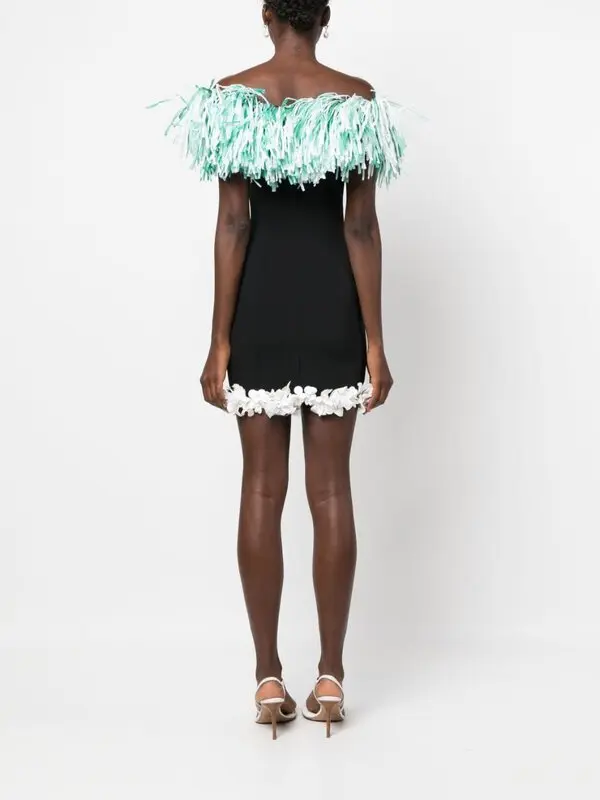 Emilio Pucci Fringe-trim Mini Dress