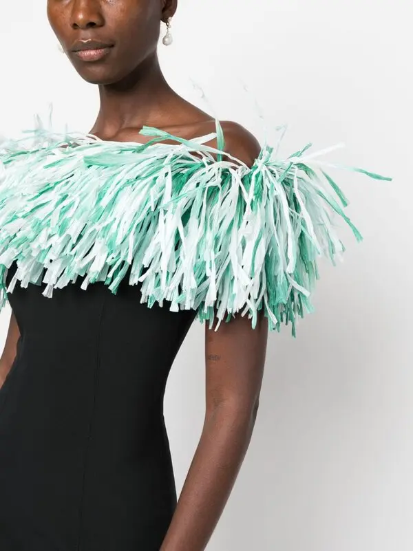 Emilio Pucci Fringe-trim Mini Dress
