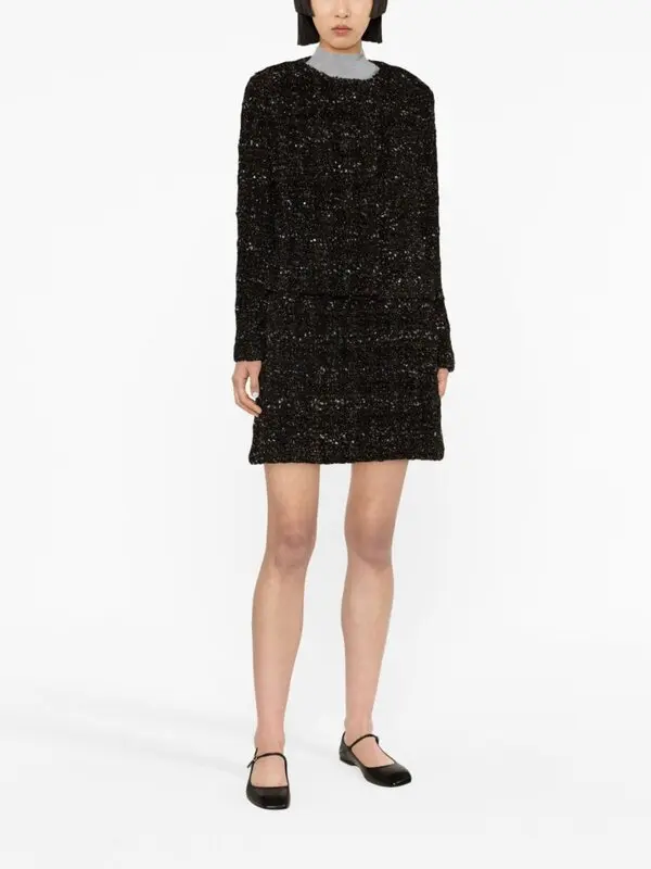 Fabiana Filippi Collarless Tweed Jacket
