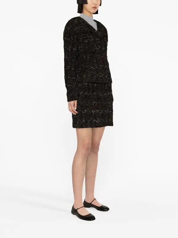 Fabiana Filippi Collarless Tweed Jacket