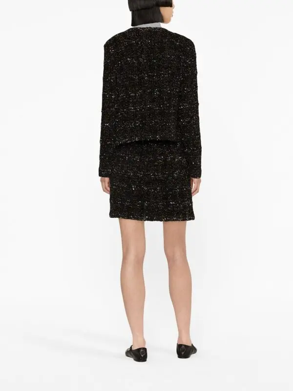 Fabiana Filippi Collarless Tweed Jacket