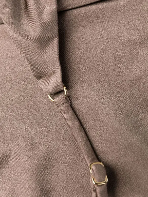 NOIRE SWIMWEAR Tonal-stitch Detail Bikini Set - Neutrals