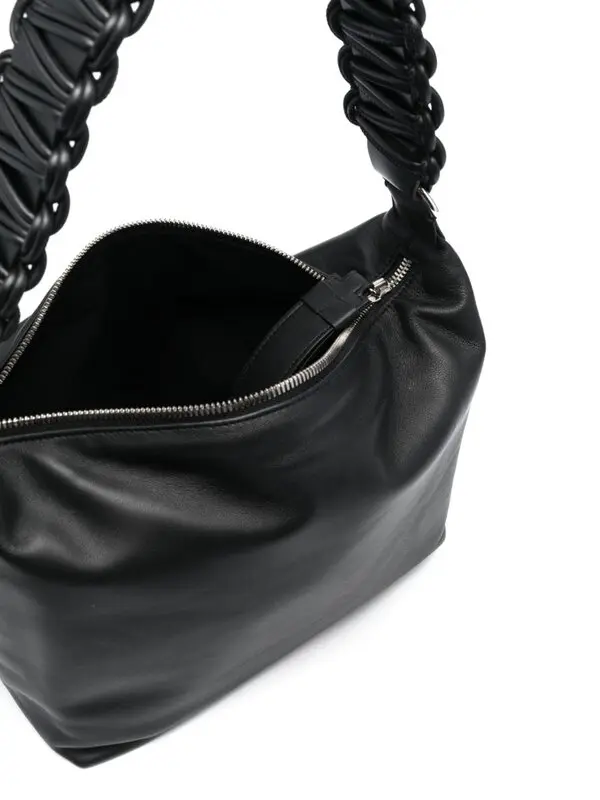 Kara Lattice Leather Tote Bag