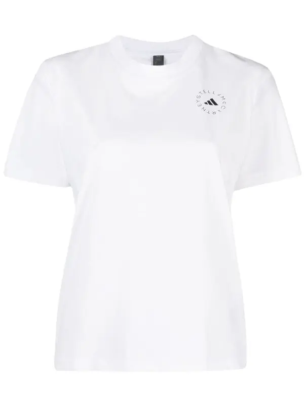 Adidas By Stella McCartney Logo-print T-shirt - White