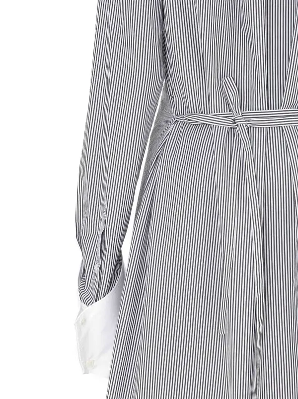 JW Anderson Striped Cotton Shirt Dress