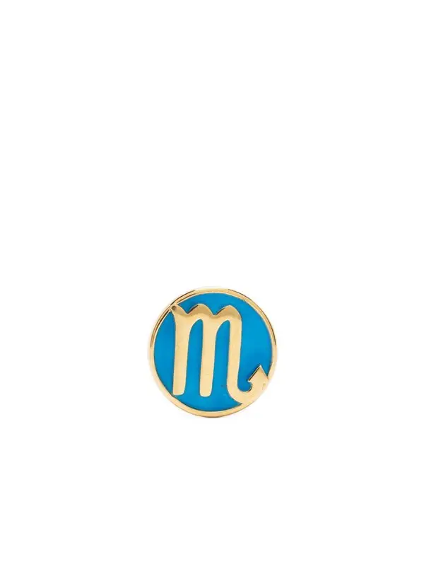 MARIA BLACK Scorpio Coin Charm - Blue
