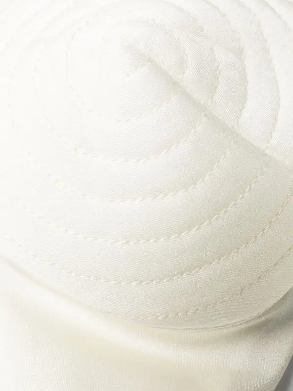NOIRE SWIMWEAR Tonal-stitch Detail Bikini Set