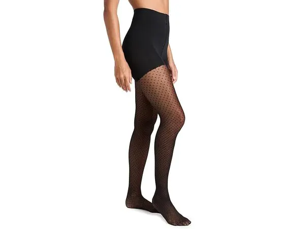 Wolford Control Dots Tights - Black