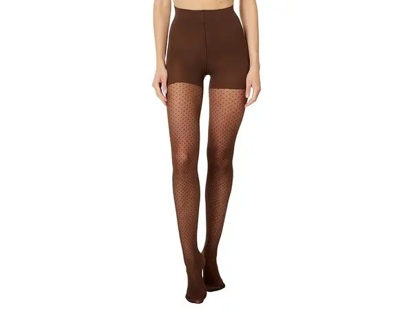 Wolford Control Dots Tights - Brown