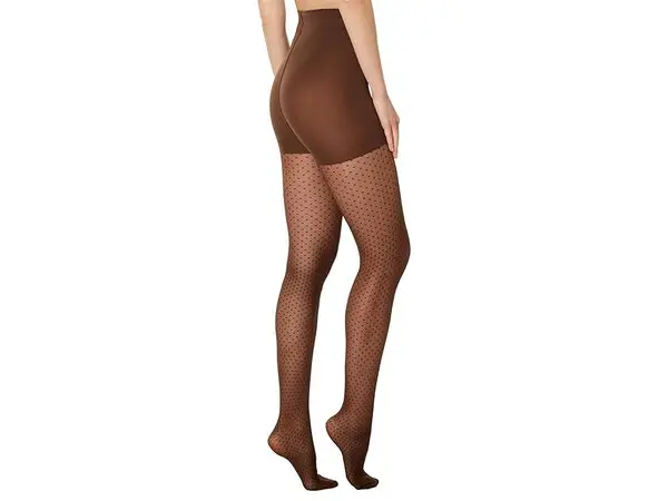 Wolford Control Dots Tights - Brown