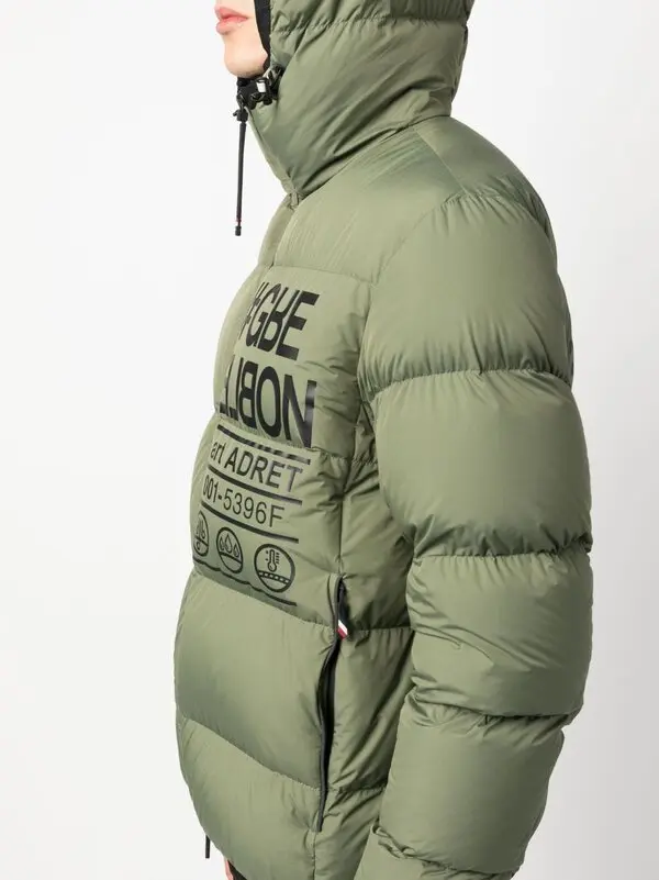 Moncler Adret Hooded Padded Jacket - Green