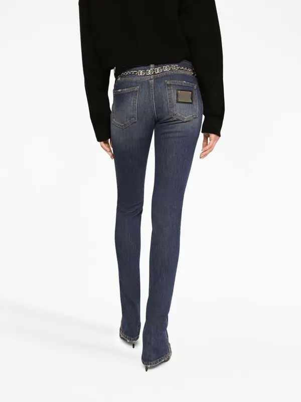 Dolce & Gabbana Mid-rise Slim-cut Jeans