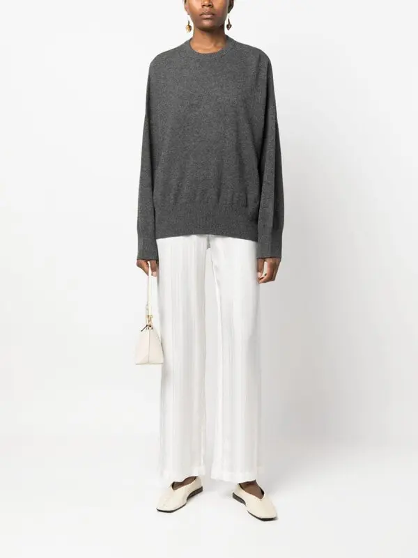 Loulou De Saison Anaa Cashmere Crew-neck Jumper - Grey