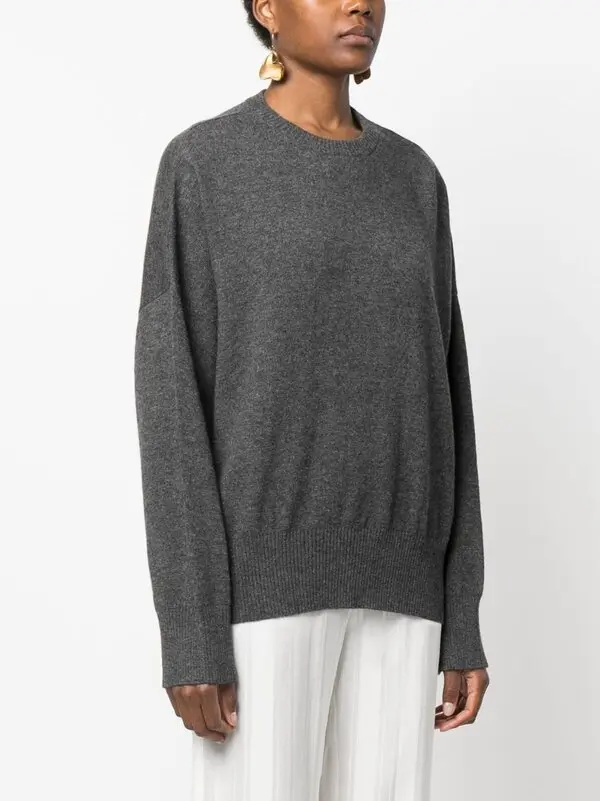 Loulou De Saison Anaa Cashmere Crew-neck Jumper - Grey