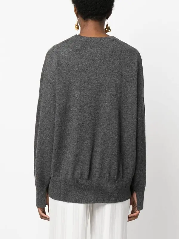Loulou De Saison Anaa Cashmere Crew-neck Jumper - Grey