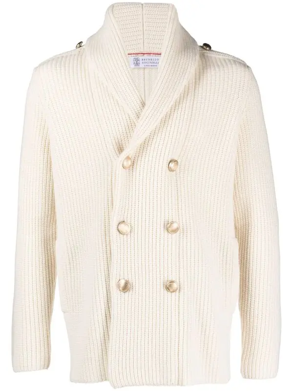 Brunello Cucinelli Intarsia-knit Wool-blend Cardigan