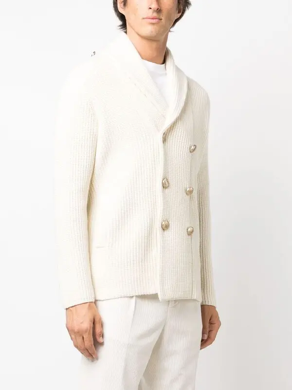 Brunello Cucinelli Intarsia-knit Wool-blend Cardigan