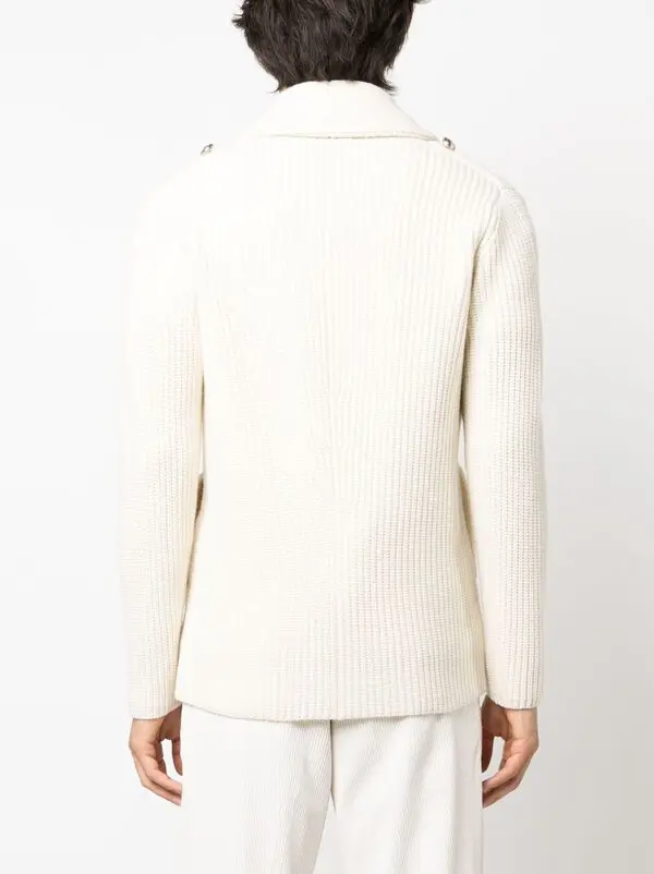 Brunello Cucinelli Intarsia-knit Wool-blend Cardigan