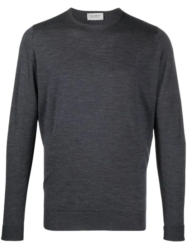 John Smedley Crew-neck Jumper - Grey