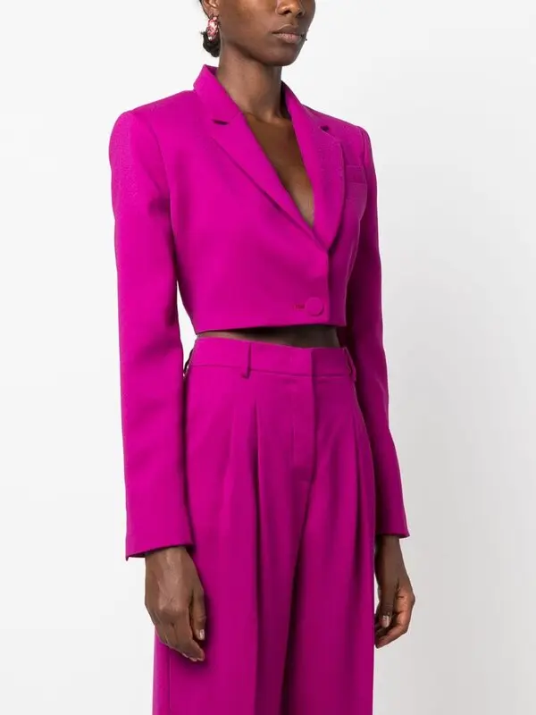 Andamane Single-breasted Cropped Blazer