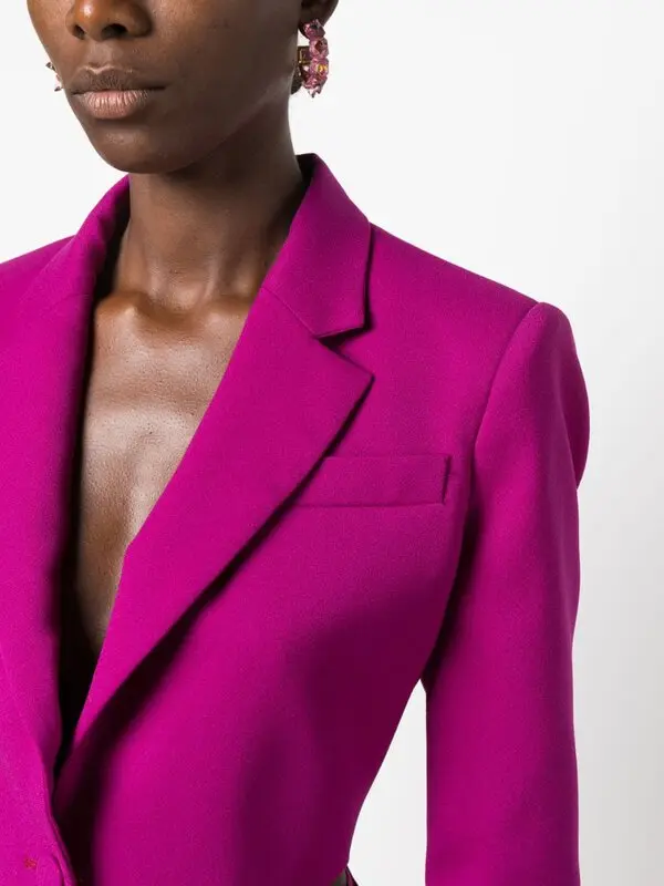 Andamane Single-breasted Cropped Blazer