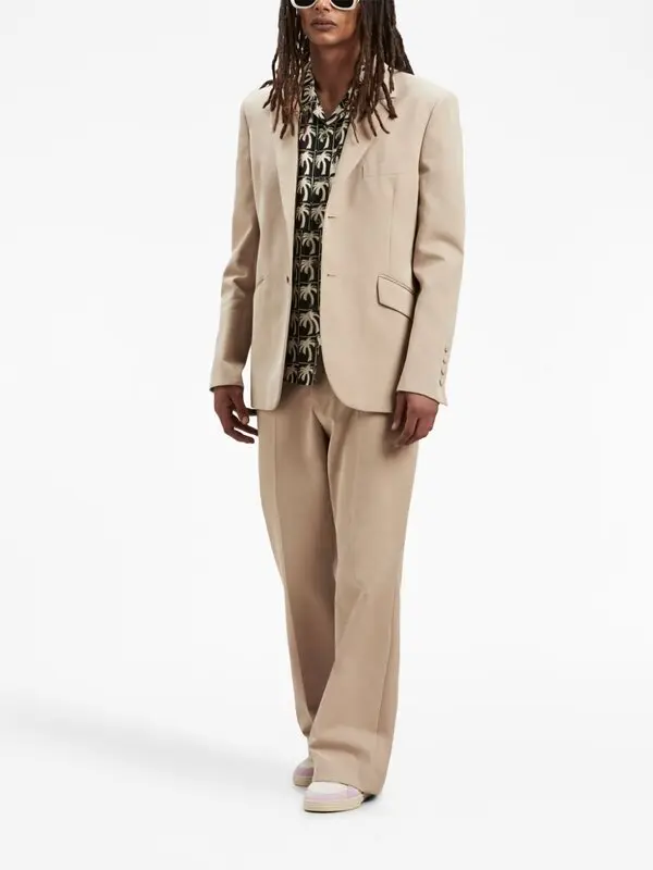 Palm Angels Fitted Retro Single-breasted Blazer