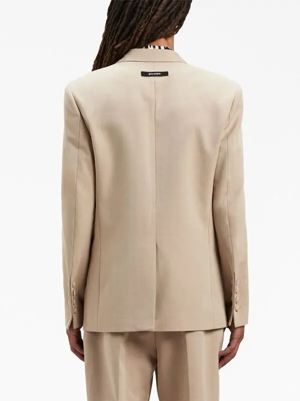 Palm Angels Fitted Retro Single-breasted Blazer