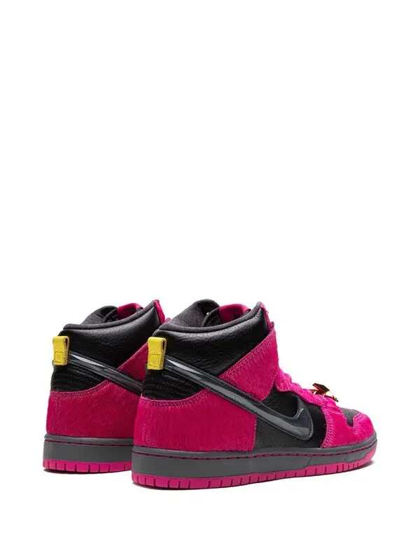 Nike Sb Dunk High Run The Jewels Sneakers Pink Editorialist