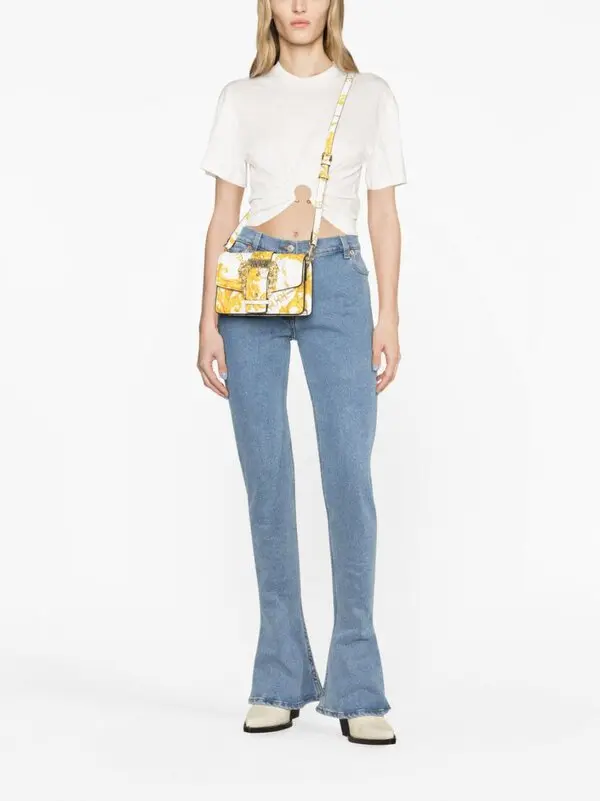 Versace Chain Couture-print Crossbody Bag