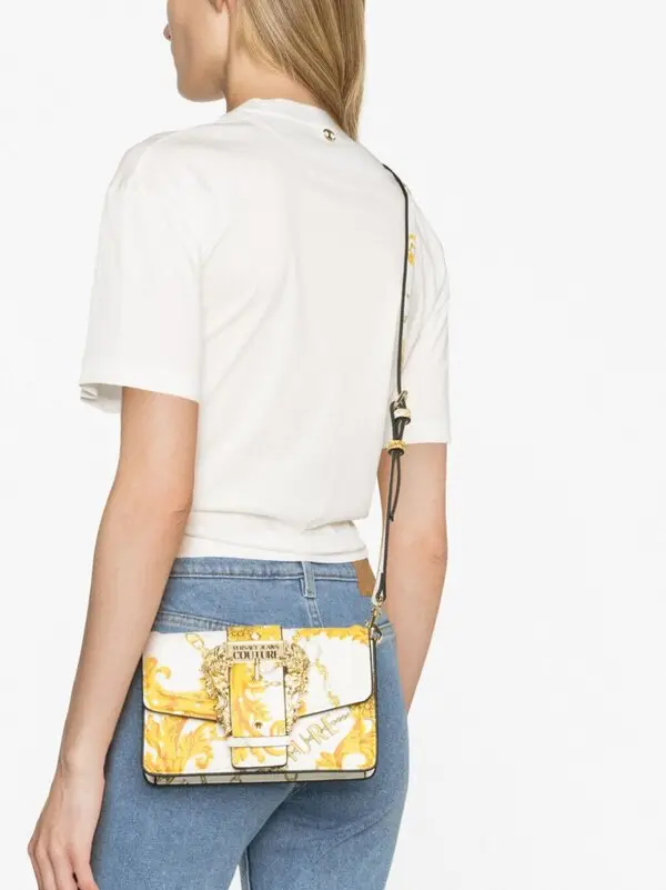 Versace Chain Couture-print Crossbody Bag
