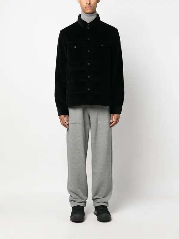 Moncler Down Shirt Jacket - Black