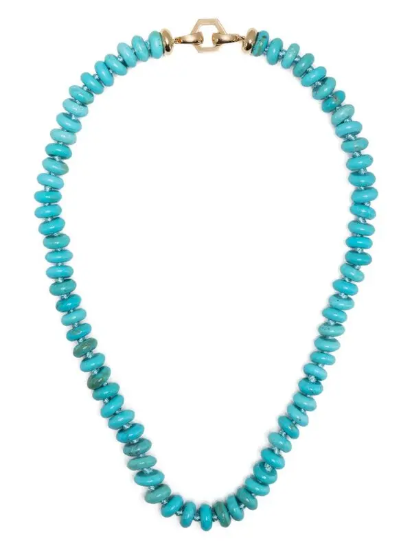 Harwell Godfrey 18kt Yellow Gold Turquoise Necklace - Blue