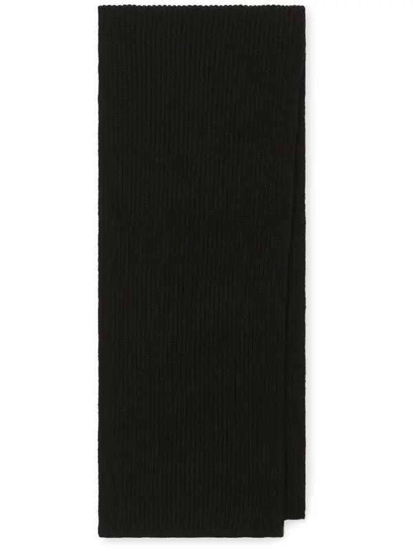 Dolce & Gabbana Logo-embroidered Cashmere Scarf